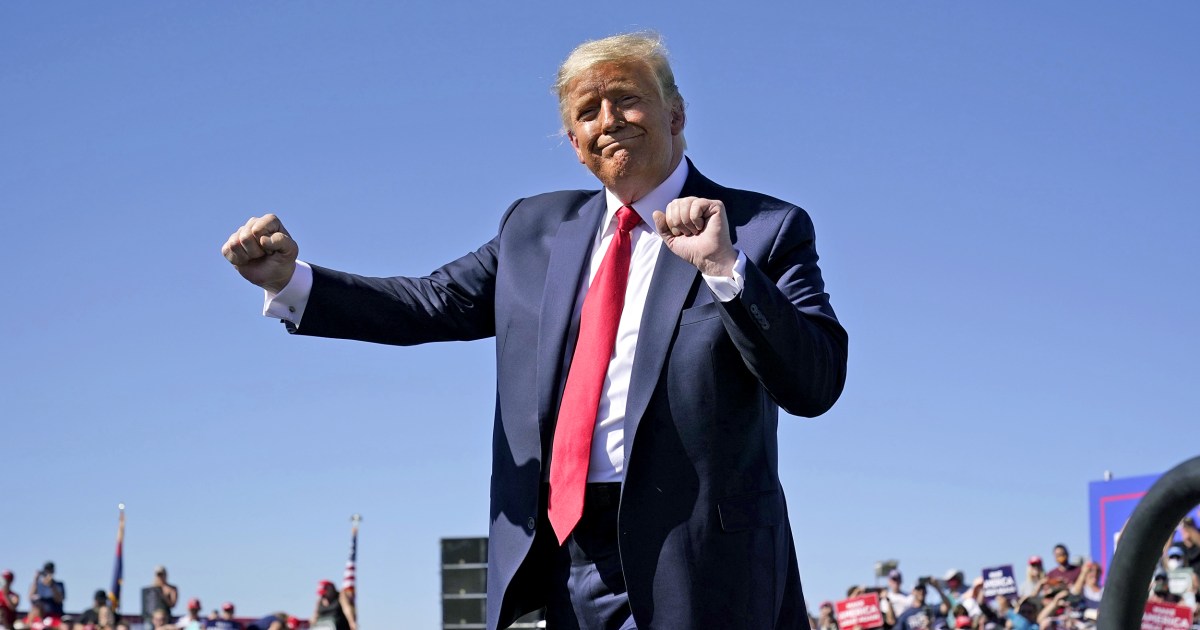 No need to feel down: Trump's 'YMCA' rally dancing is campaign bright spot