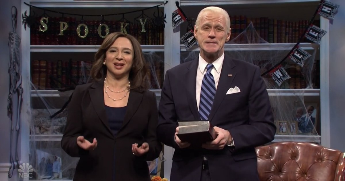 For Halloween, 'SNL' conjures its spookiest topic: the election