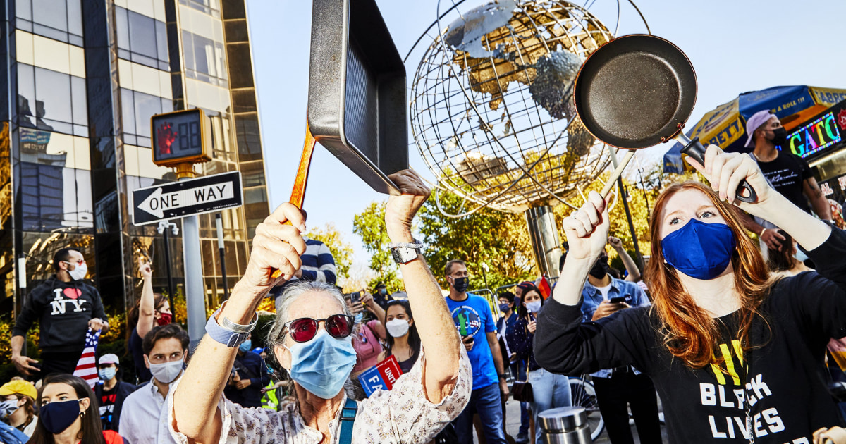 Photos: Celebrations spread with news of Biden victory