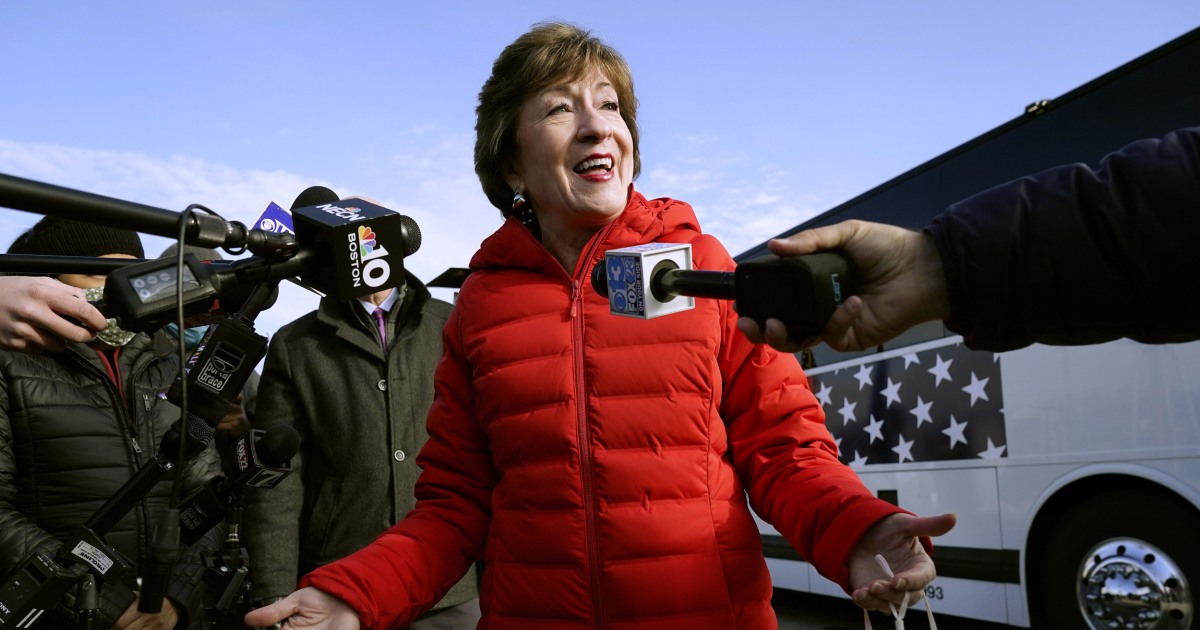 Susan Collins congratulates 'President-elect' Biden, breaking with most ...