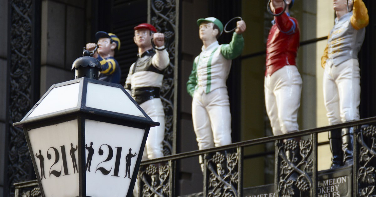 NYC's iconic 21 Club to close due to coronavirus pandemic