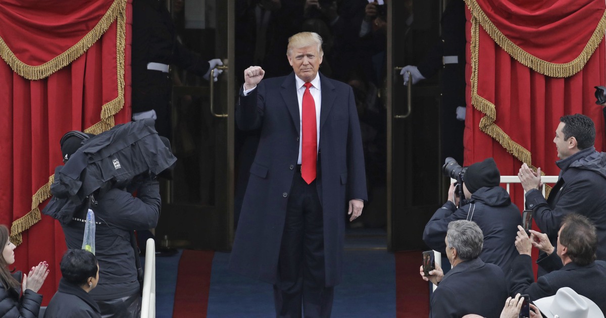 Scenes from the Presidential Inauguration of Donald Trump