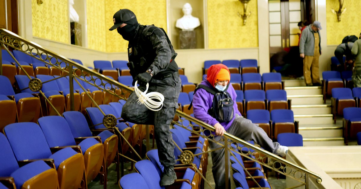 Judge blocks release of Tennessee man seen with zip ties at Capitol riot