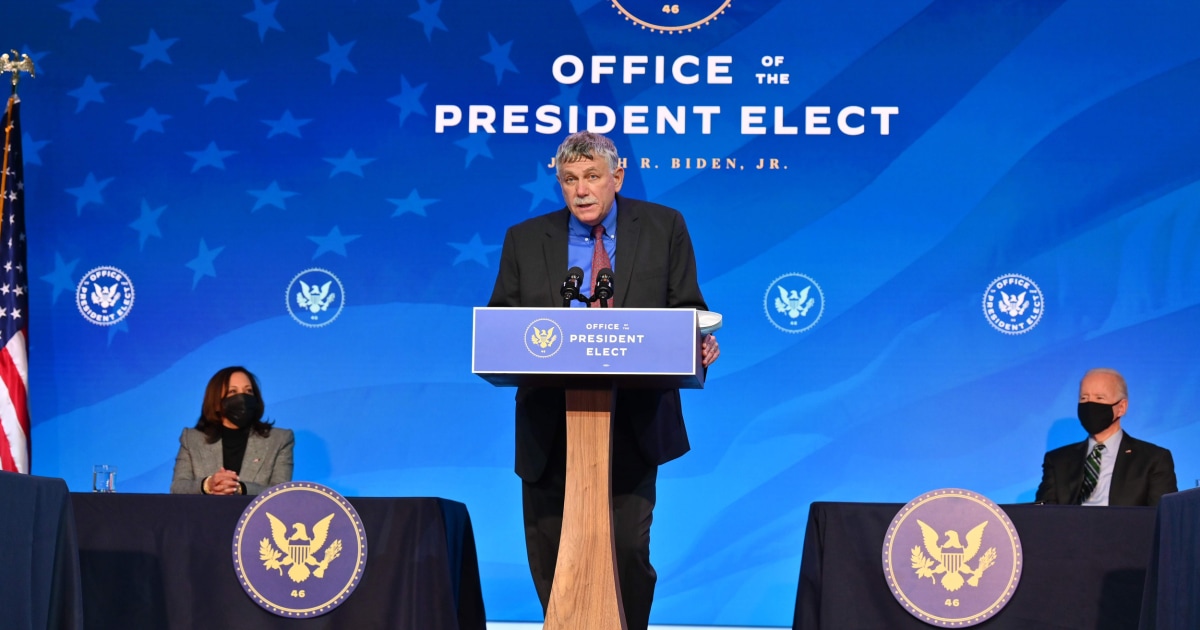 Biden announces new science team, elevates office to Cabinet