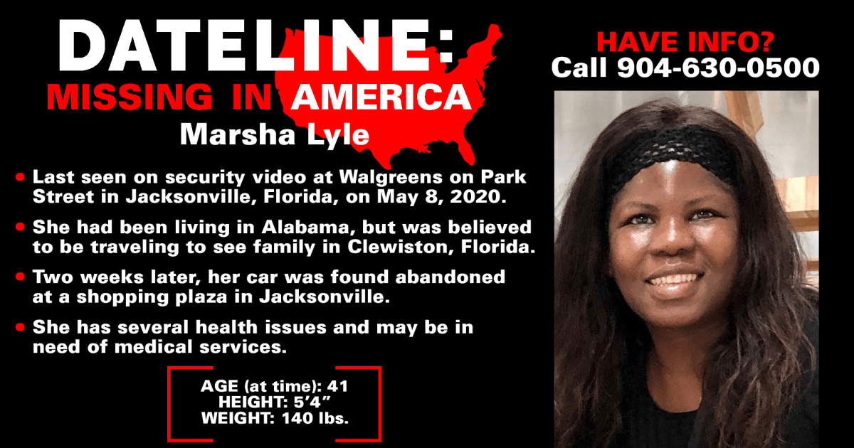 Family worried about sister Marsha Lyle who vanished after driving from ...