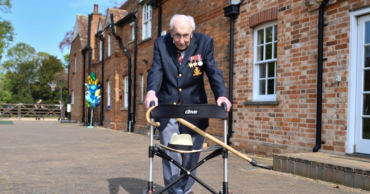 99-year-old British WWII vet raises $22 million for health workers