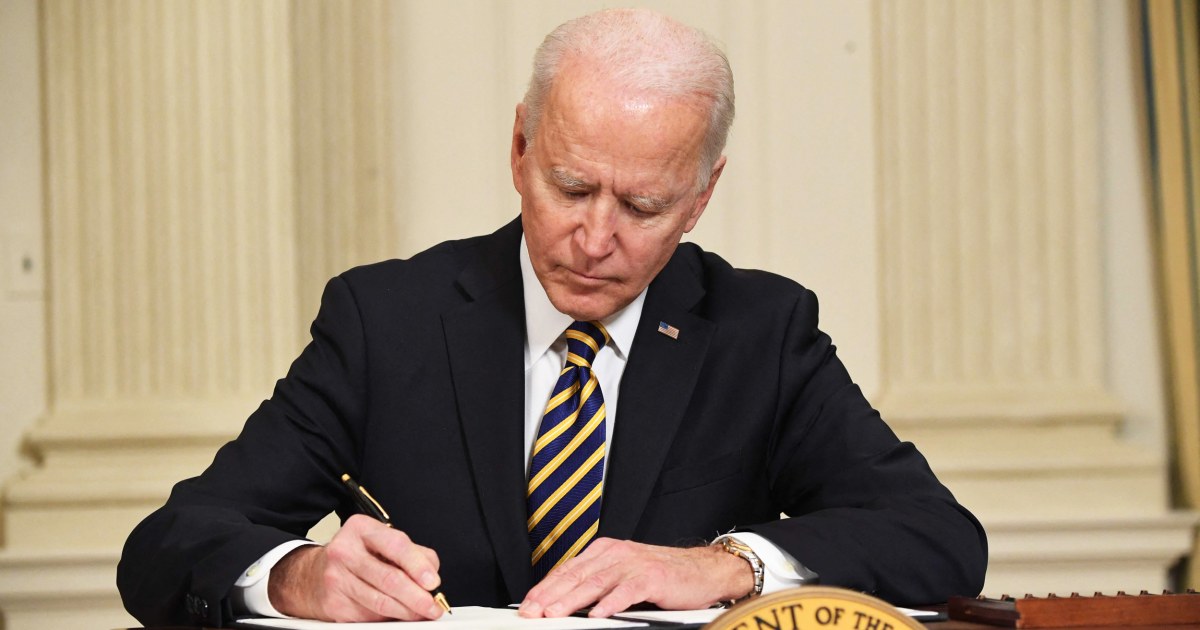Biden signs executive order targeting America's supply chains in ...