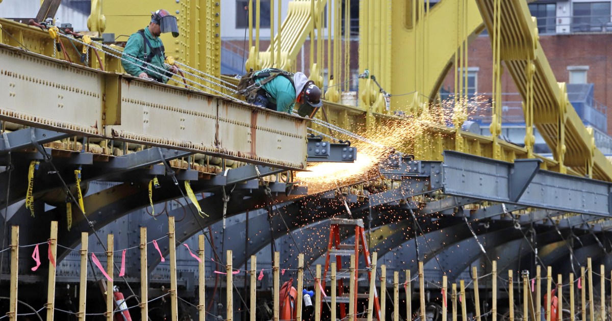 U.S. infrastructure gets 'C-,' says engineering group, up from Trump's 'D+'