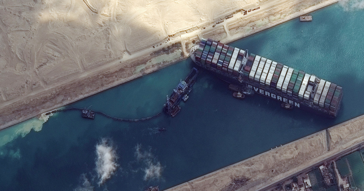 Suez Canal: Ever Given owners hope to refloat giant ship on Saturday