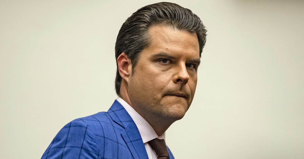 'Absolutely not resigning': Gaetz blasts Justice Dept. probe — and critics