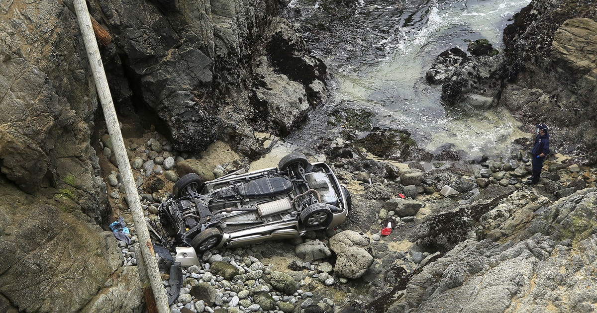 Mother, daughter die after their car plunges off California cliff