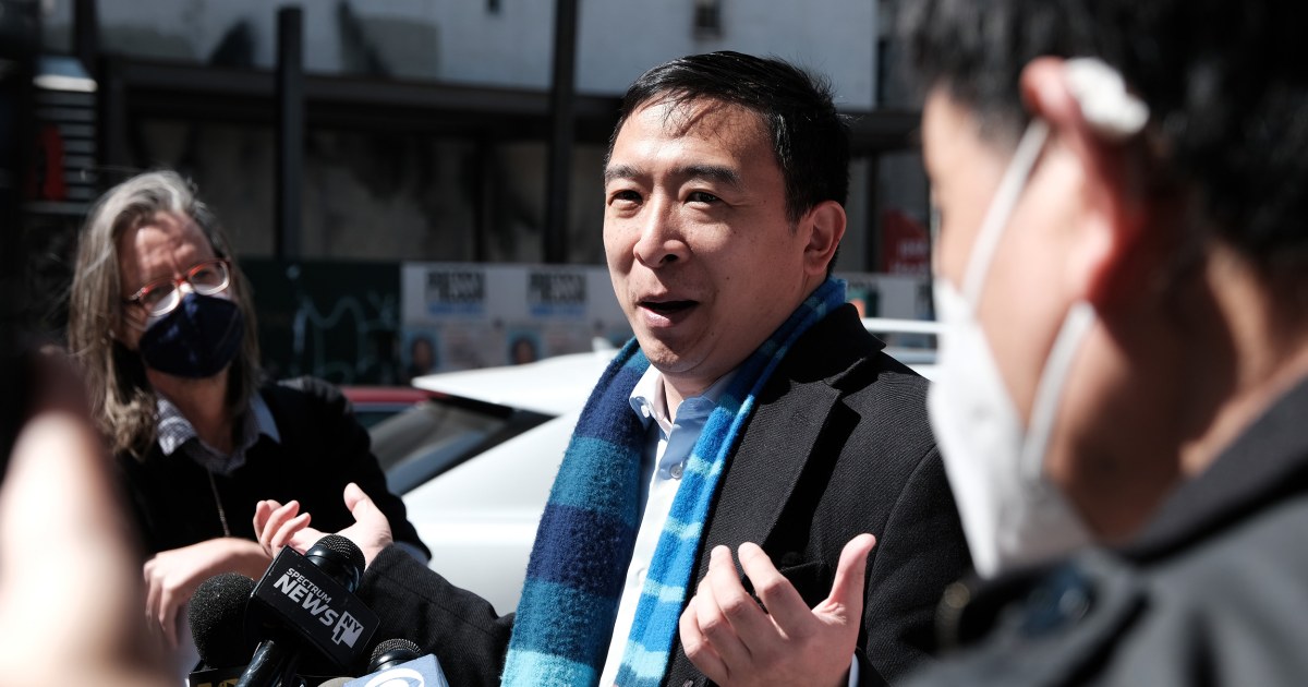 Andrew Yang, running for NYC mayor, loses endorsement of LGBTQ group ...