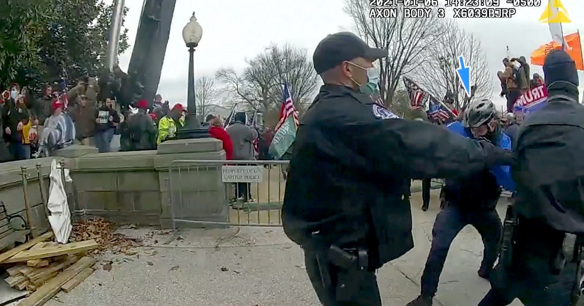 New videos show assault on Capitol Police Officer Brian Sicknick