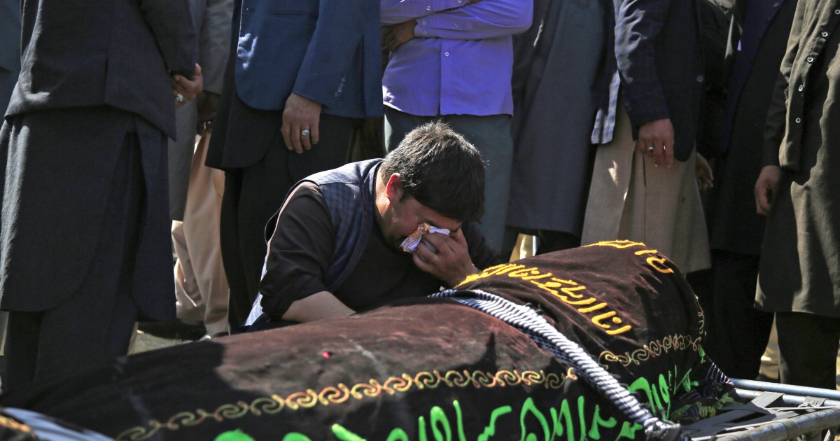 Grief and despair in Afghanistan neighbourhood as it buries girls ...