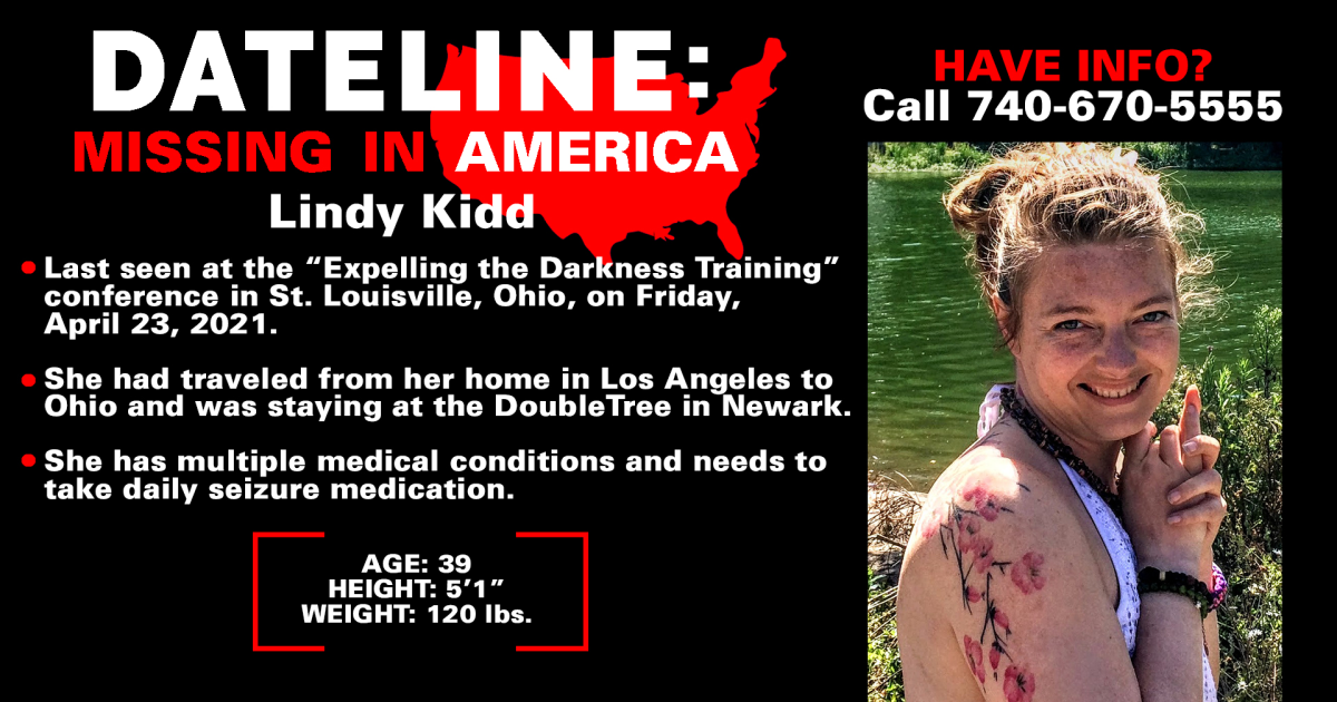OH - LINDY "INDY" KIDD: Missing from St. Louisville, OH - 23 April 2021 ...