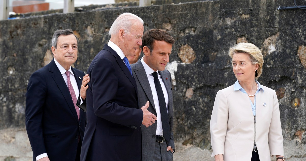 Biden, G-7 leaders to focus on China in second day of summit