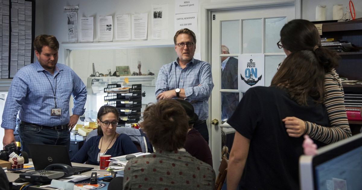 Editor of paper that endured newsroom shooting says goodbye