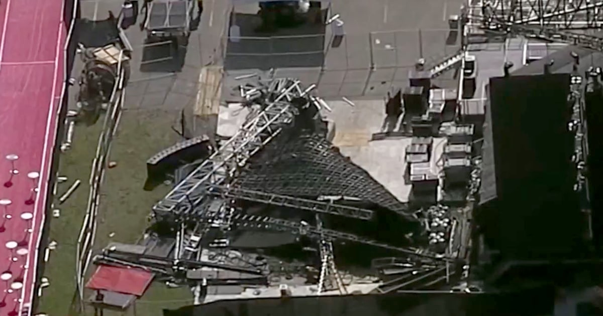 Video screen collapses ahead of Rolling Loud music festival in Florida