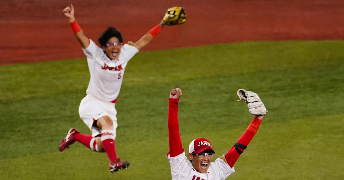 Japan wins softball gold, defeats U.S. 2-0 in Olympics rematch