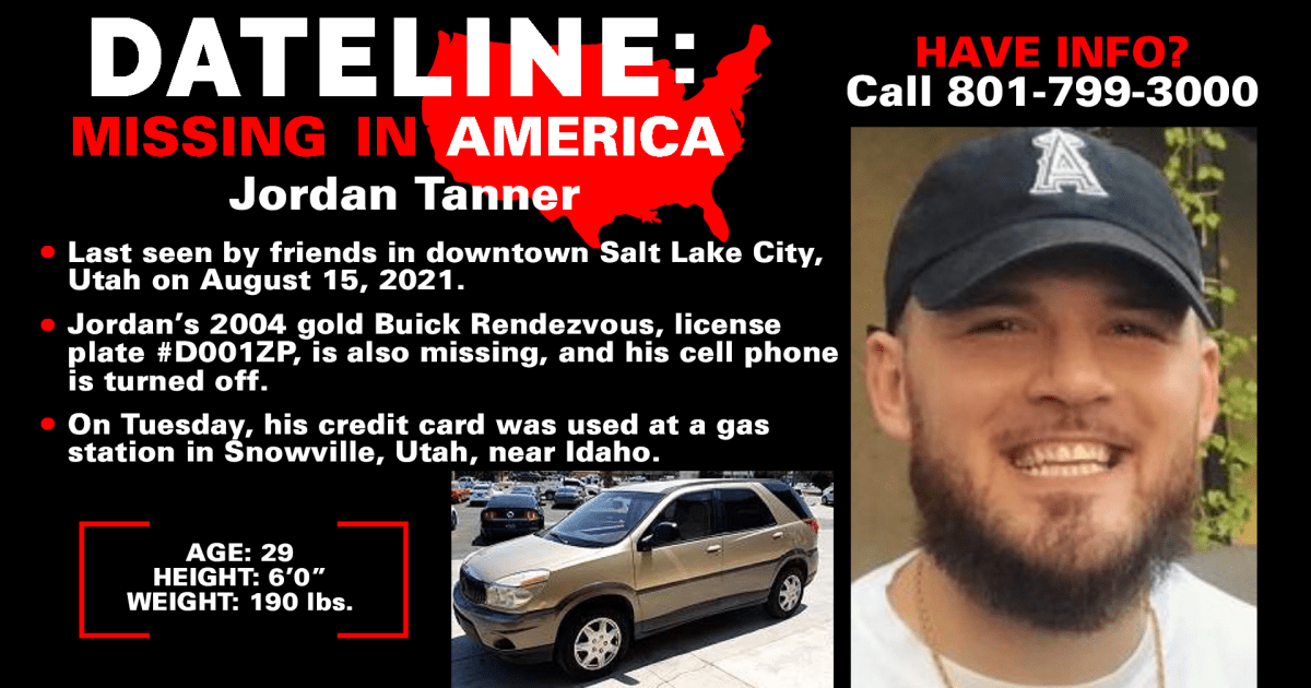 Family, friends search for missing Salt Lake City man Jordan Tanner