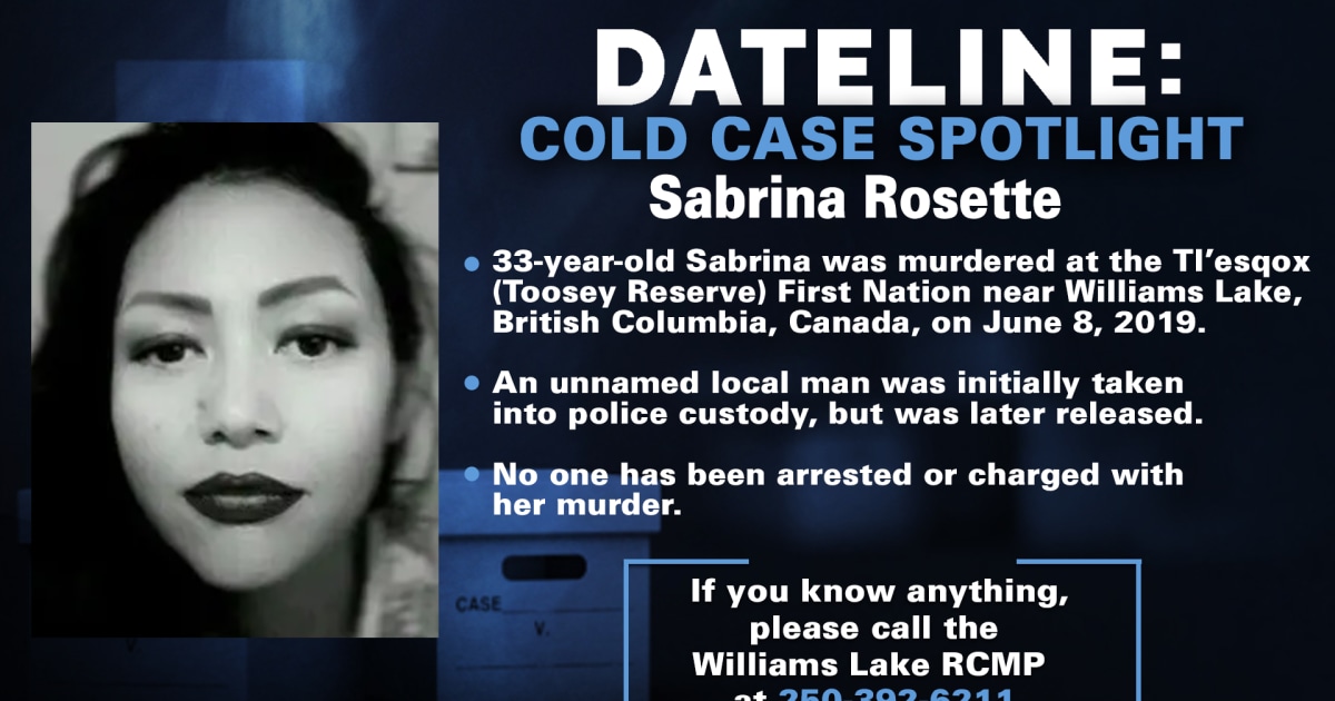 Toosey First Nation family pleads for someone to come forward with ...