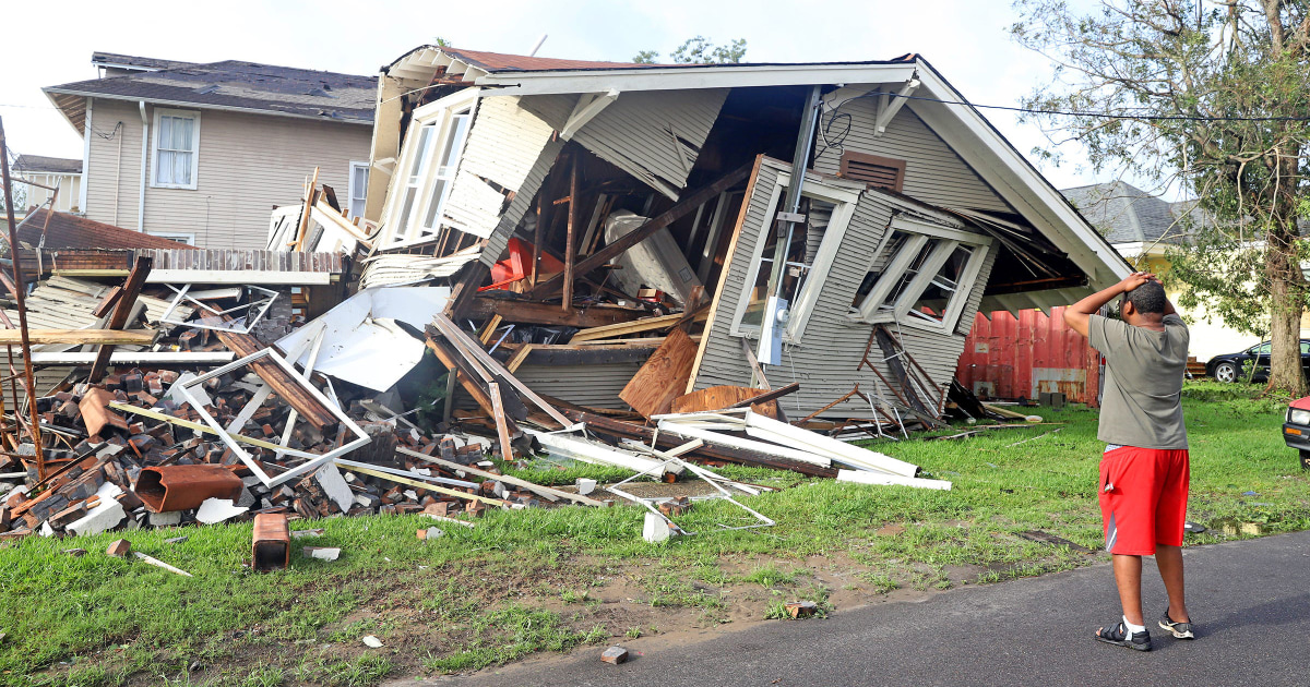 Map: Hurricane Ida, Sunday August 29, 2021, hour by hour