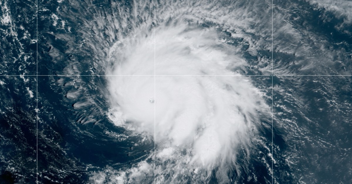 Hurricane Sam strengthens to Category 4 in the Atlantic