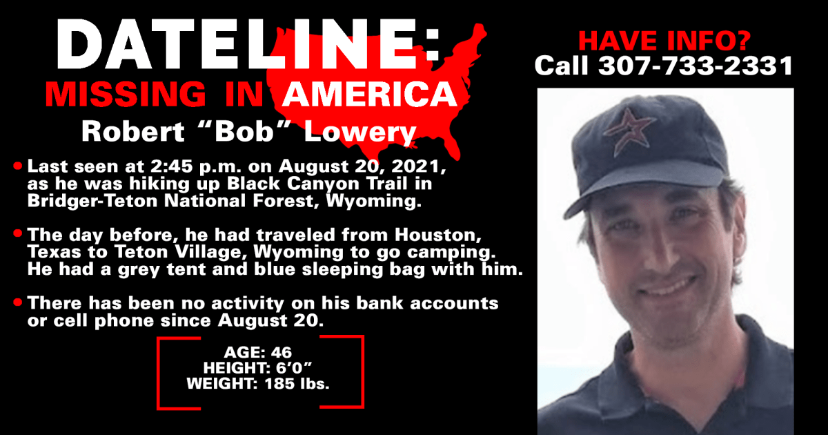 Sister of missing Texas man Robert "Bob" Lowery calls for help in ...