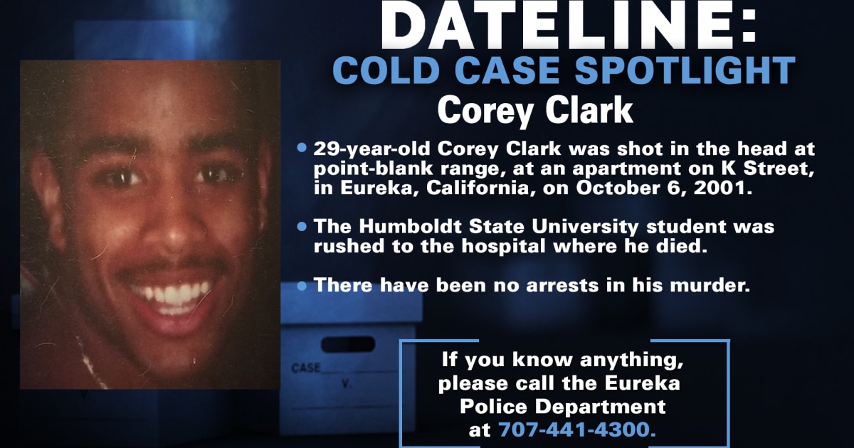 Friends of murdered Humboldt State student Corey Clark continue search ...