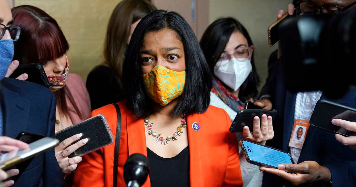 Jayapal and Manchin meet for first time as negotiations over spending ...