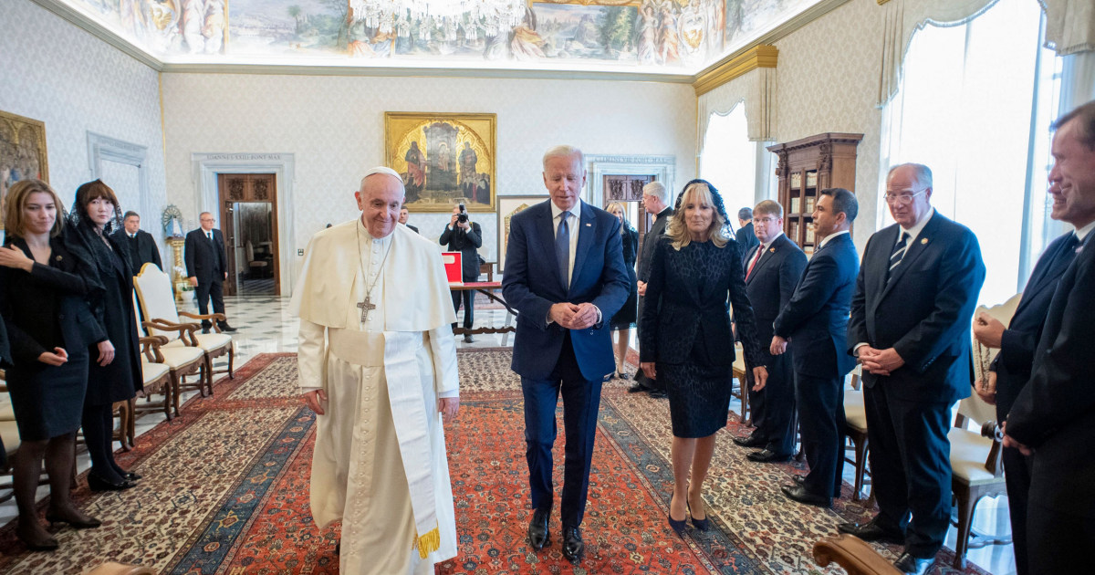Biden says Pope told him he can receive communion during lengthy ...