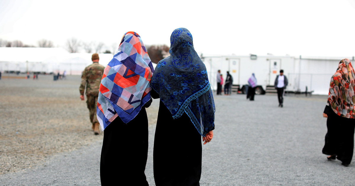 Thousands of Afghan refugees on U.S. bases wait for Americans to ...