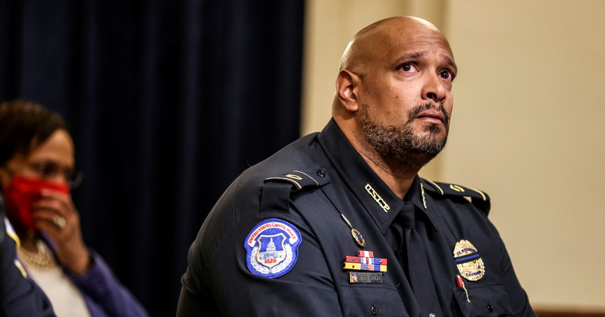 Black police officer gives emotional account of racial attacks from Jan ...