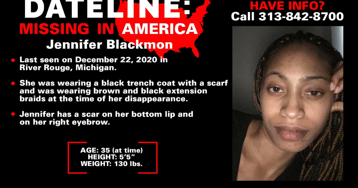Loved ones trying to locate missing Michigan woman Jennifer Blackmon