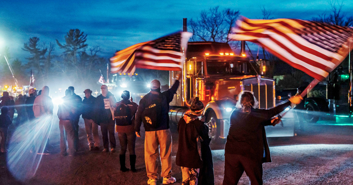 Where is the USA trucker convoy now? Liberals should know