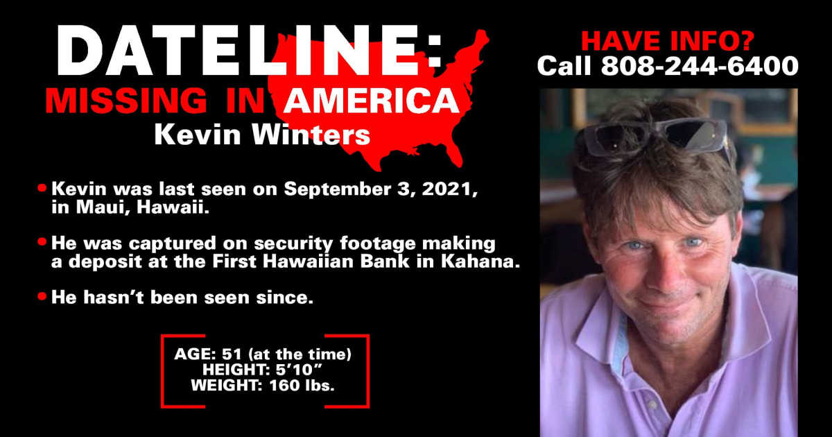 Sister looking for clues in September 2021 disappearance of Kevin ...