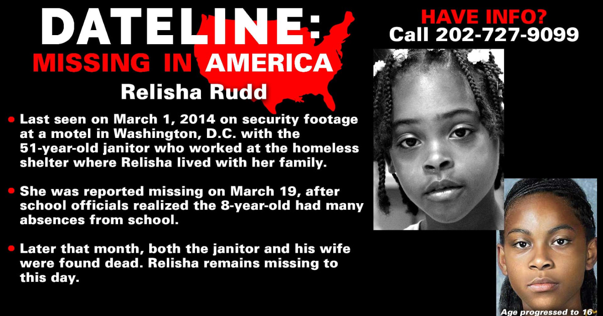 Renewed call for information in 2014 Washington, D.C. disappearance of ...