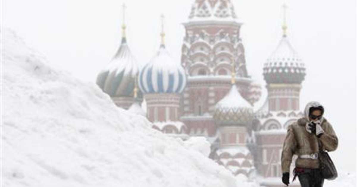 Moscow covered in 26 inches of snow