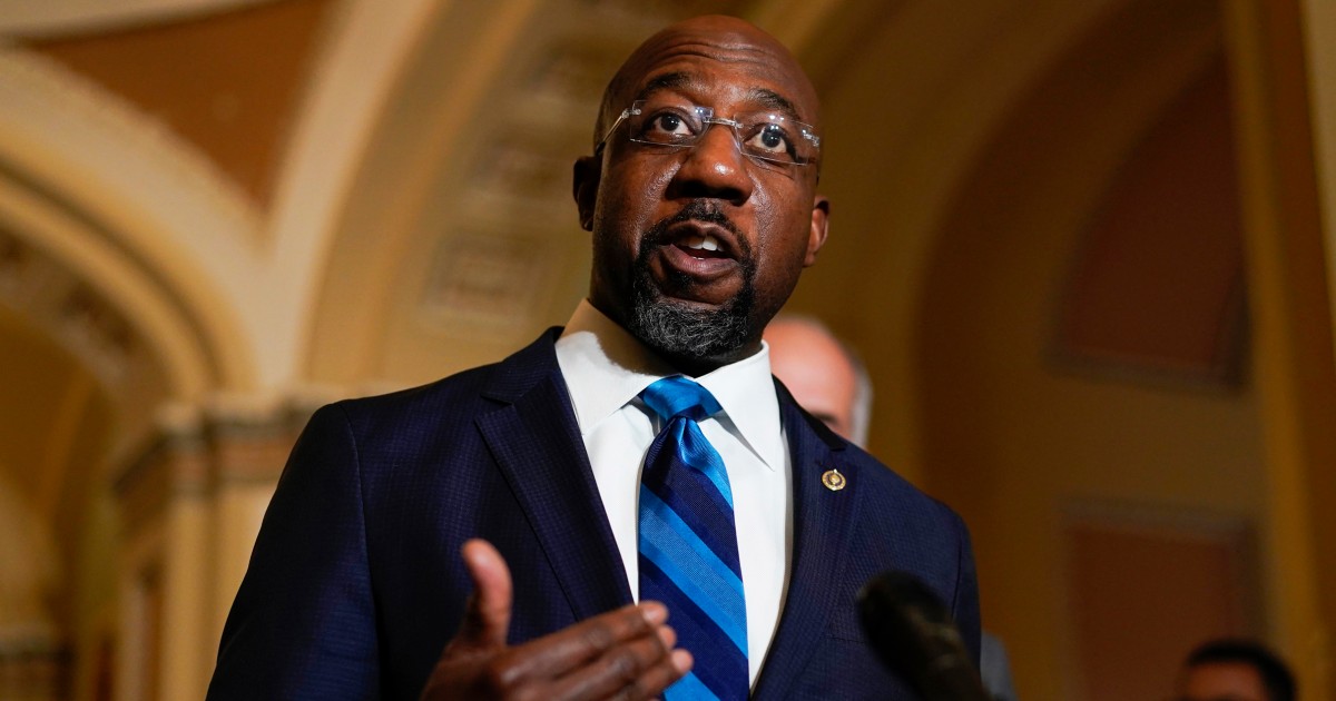 Warnock holds double-digit lead over Walker, new poll finds