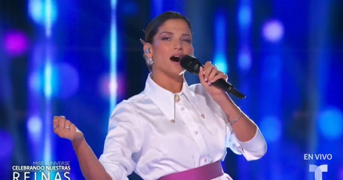 Natalia Jiménez Dedicó Concierto A Las Candidatas Miss Universo 2021