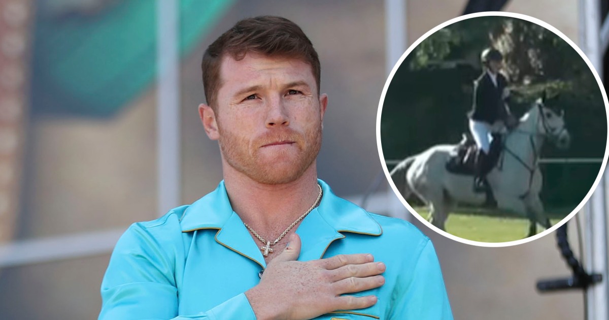 ‘Canelo’ presume el triunfo de su hija Emily en torneo de equitación
