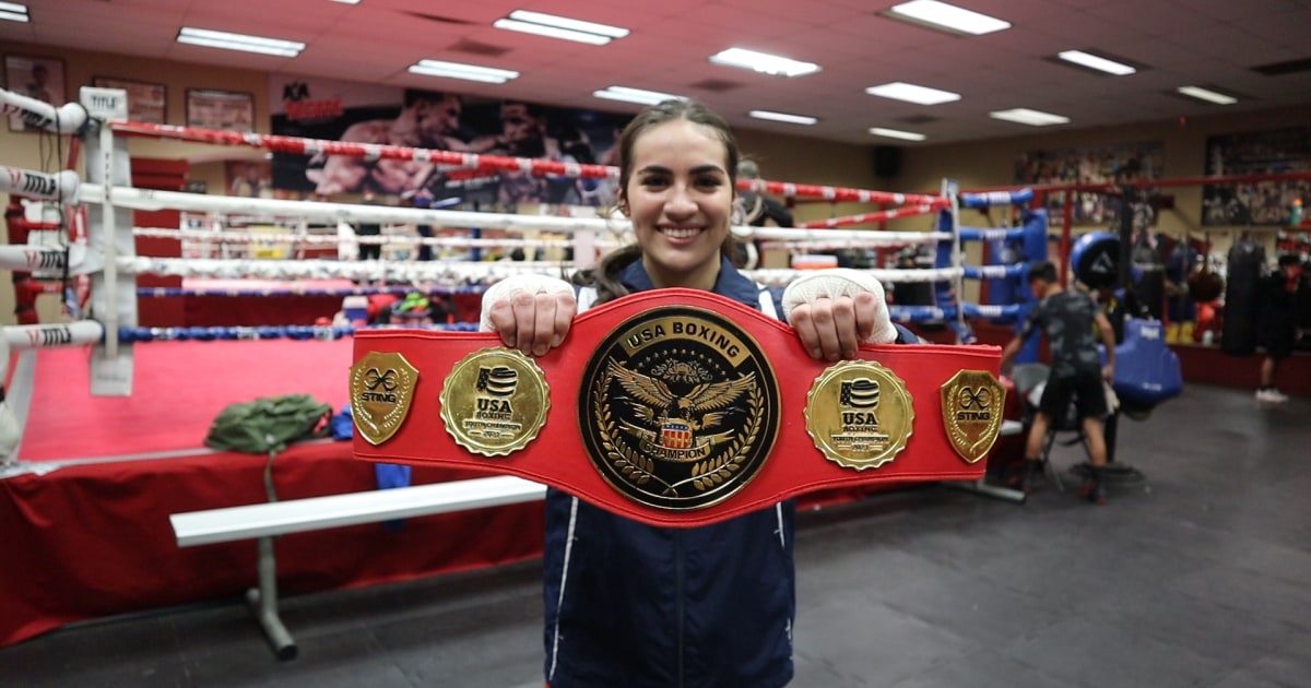 'Girls can do it,' says Latina boxing champ