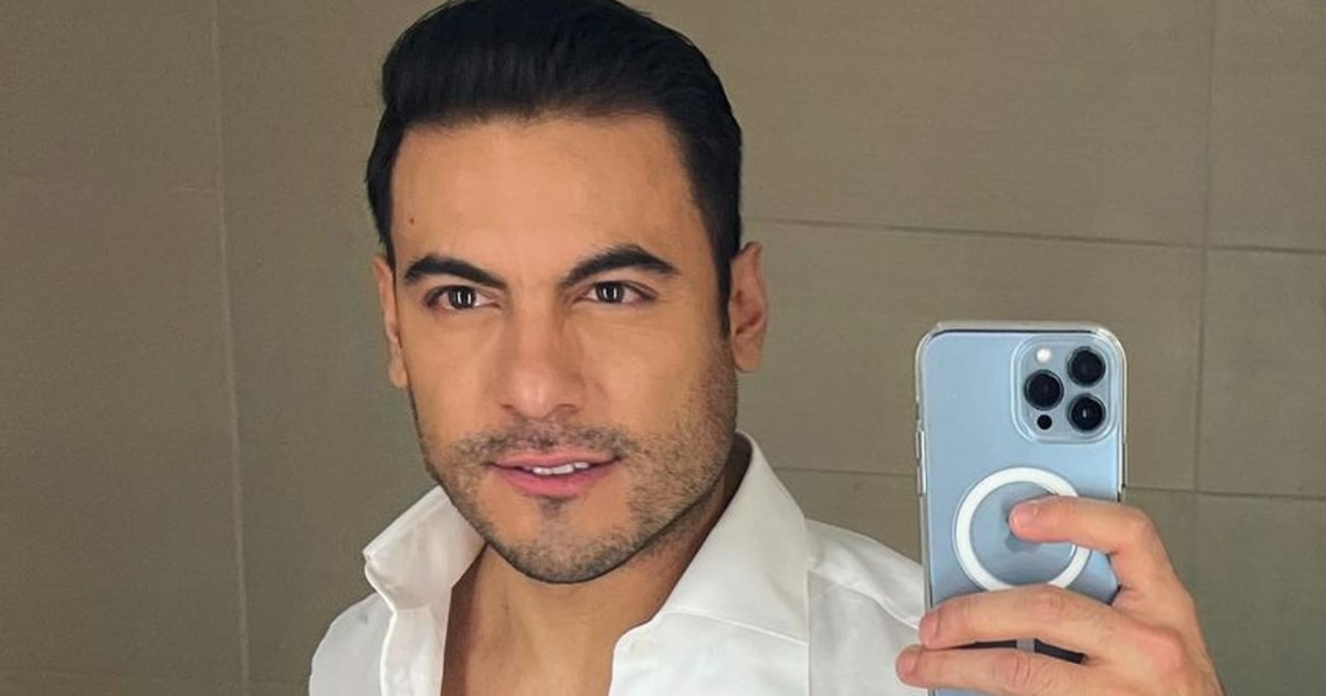 Carlos Rivera explotó las redes al presumir de su abdomen de acero