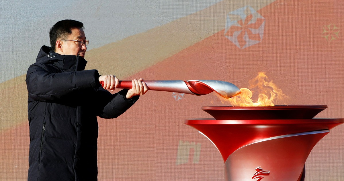 Torch relay begins for Beijing Winter Olympics despite Covid concerns