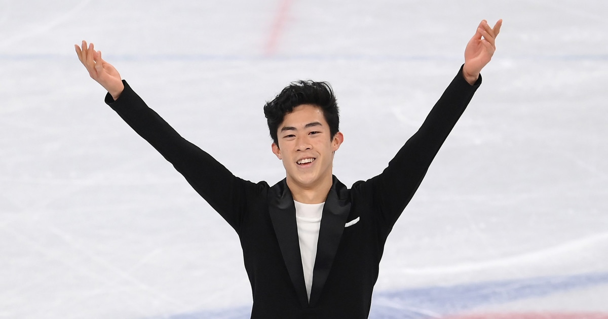USA’s Nathan Chen sets world record in short program at Beijing Olympics