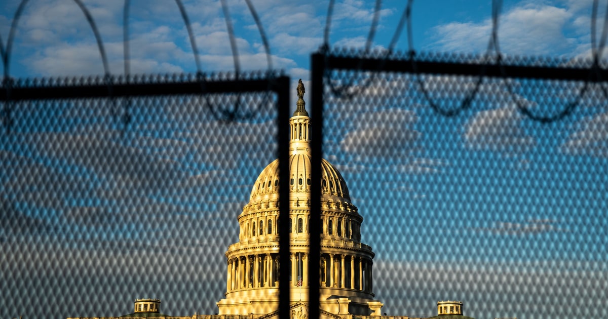 Fence reinstalled around Capitol building ahead of Biden's State of the ...