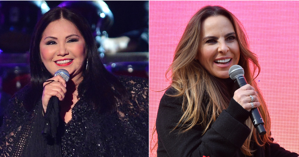 Ana Gabriel 'le declara su amor' a Kate del Castillo en pleno show