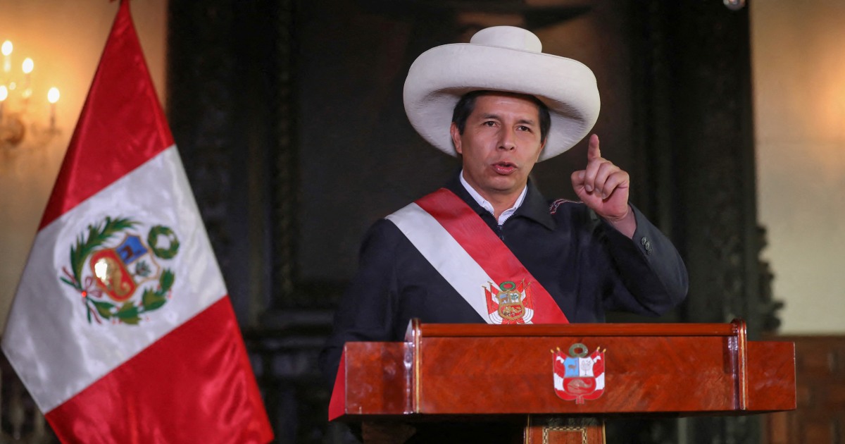 Peru’s Congress votes to begin impeachment against Castillo