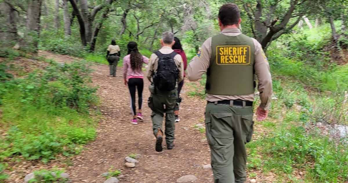 Nonverbal teen lost in L.A.-area woods found after he clinked rocks ...