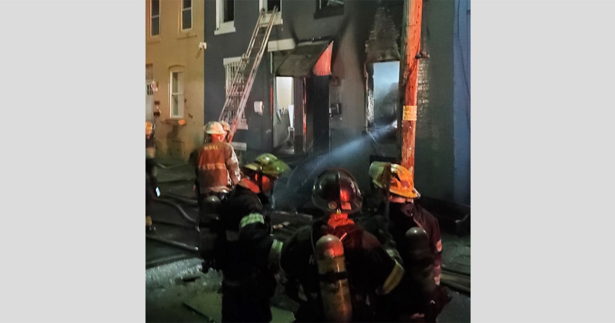3 children, 1 adult dead in a Philadelphia row house fire